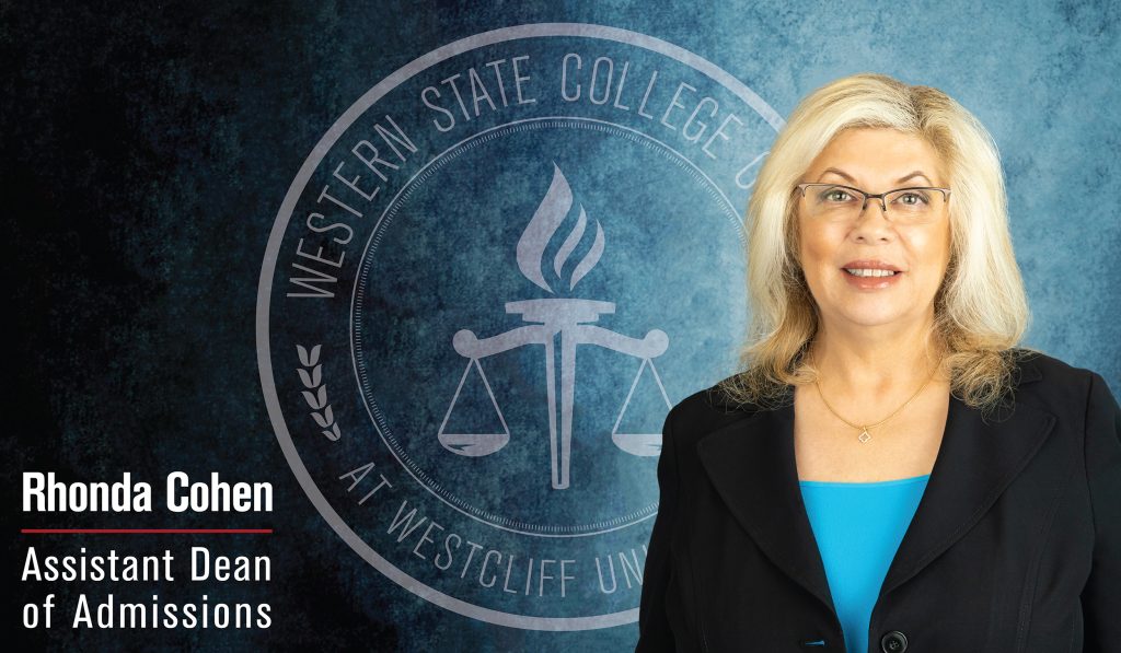Rhonda Cohen: Assistant Dean of Admissions at Western State